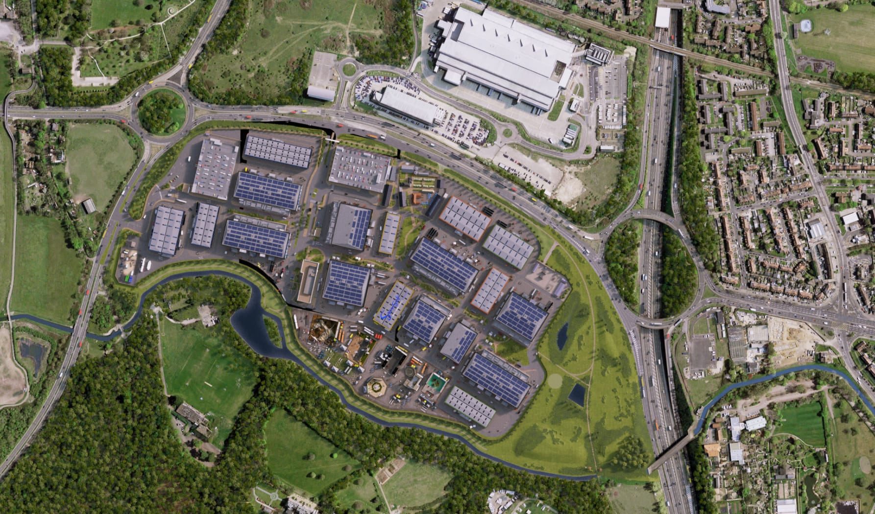 Sunset Waltham Cross Studios | Masterplanning