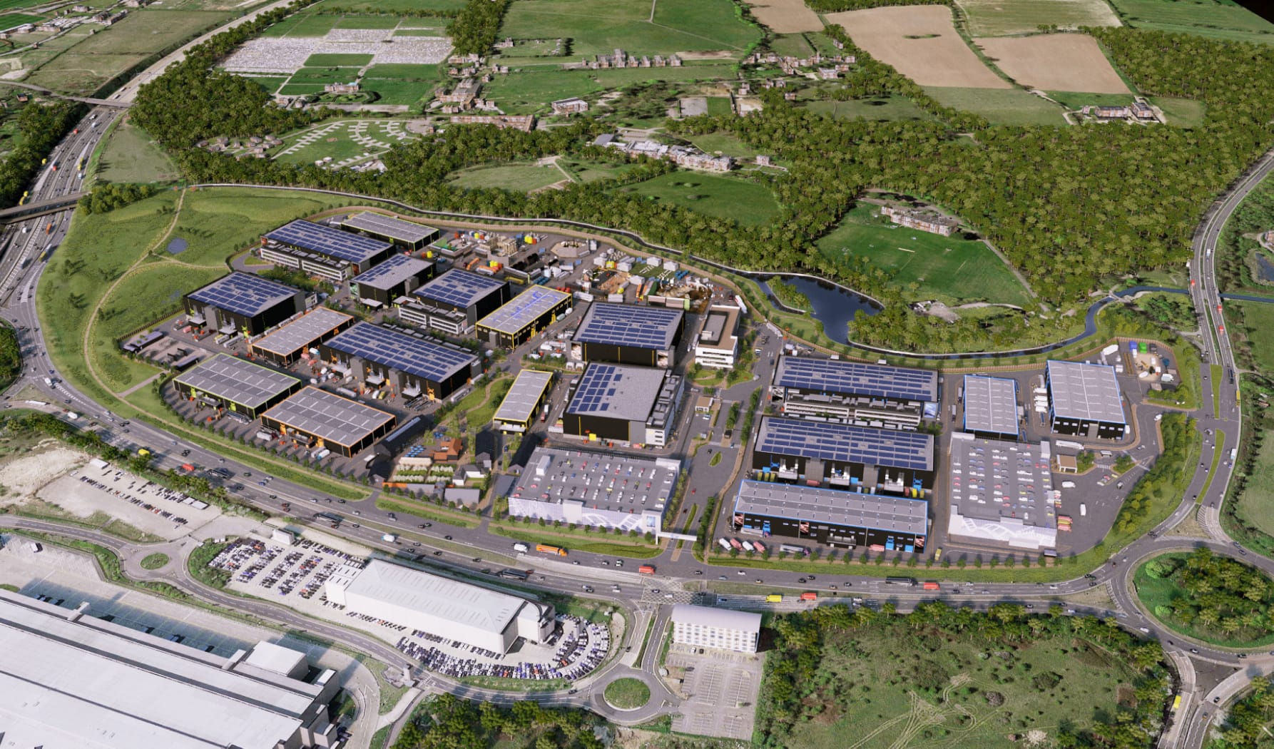 Sunset Waltham Cross Studios | Masterplanning